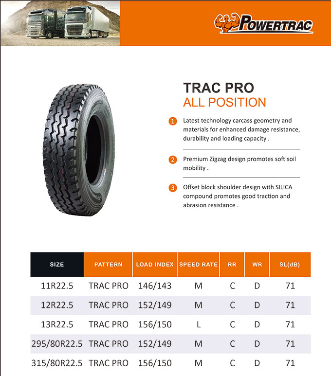Powertrac Truck Tyre